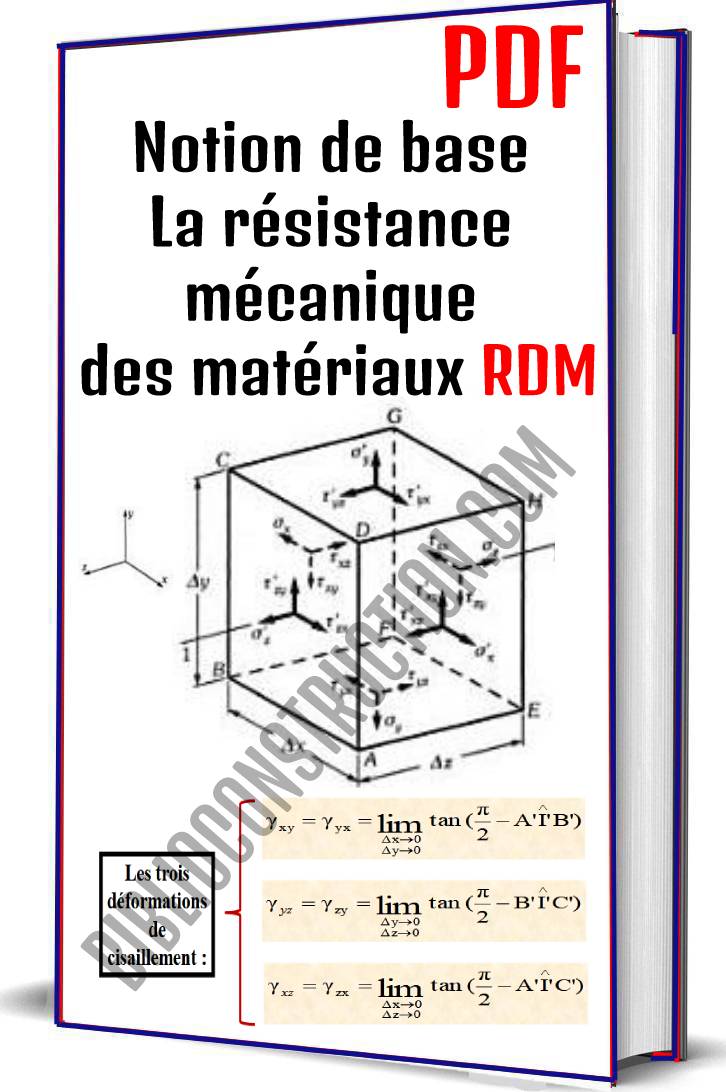 Notion de base La résistance mécanique des matériaux RDM PDF