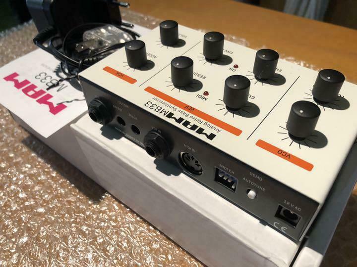 MATRIXSYNTH: MAM MB33 Analog Retro Bass Synthesizer w/ Original Box