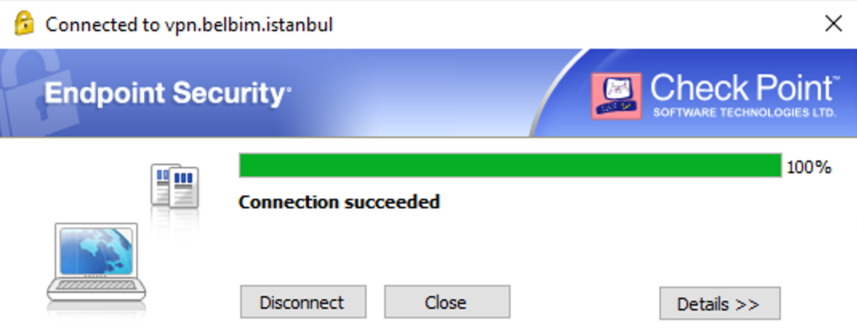 Deneyim: Check Point Client Uygulaması ile VPN bağlantısı