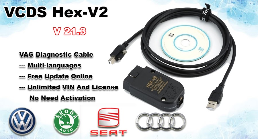 21.3 VCDS Hex-V2 VCDS V2 Enthusiast K + CAN USB Interface Unlimited ...