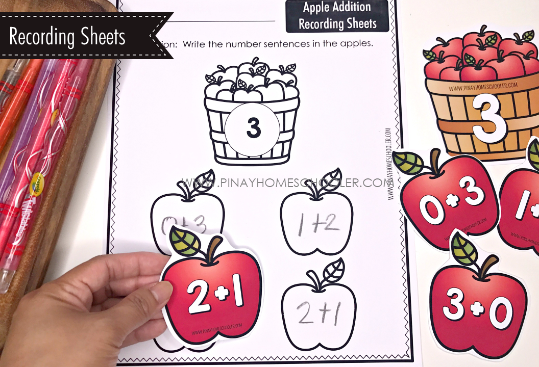 Addition Worksheets and Activities - Apple Theme | The Pinay Homeschooler