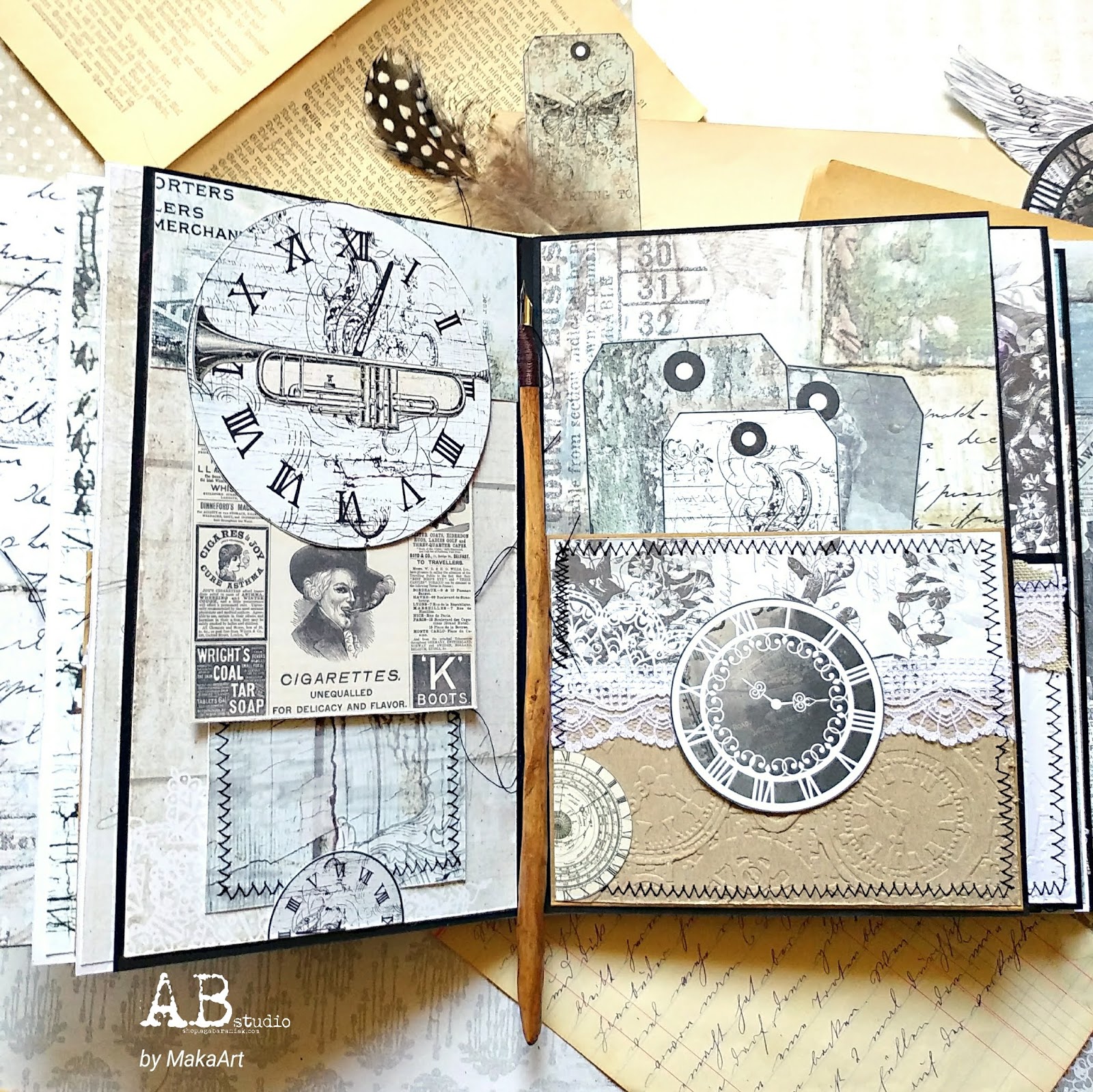 My journey through the mixed media world...: Junk Book "Share the good ...