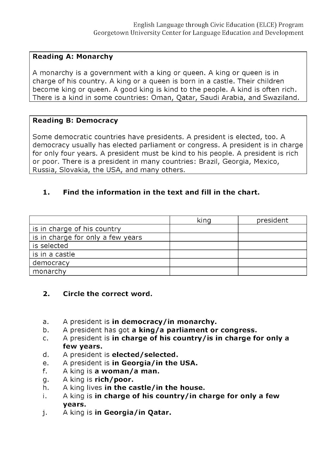 ++Materials Development in Support of Classroom Objectives: Systems of ...