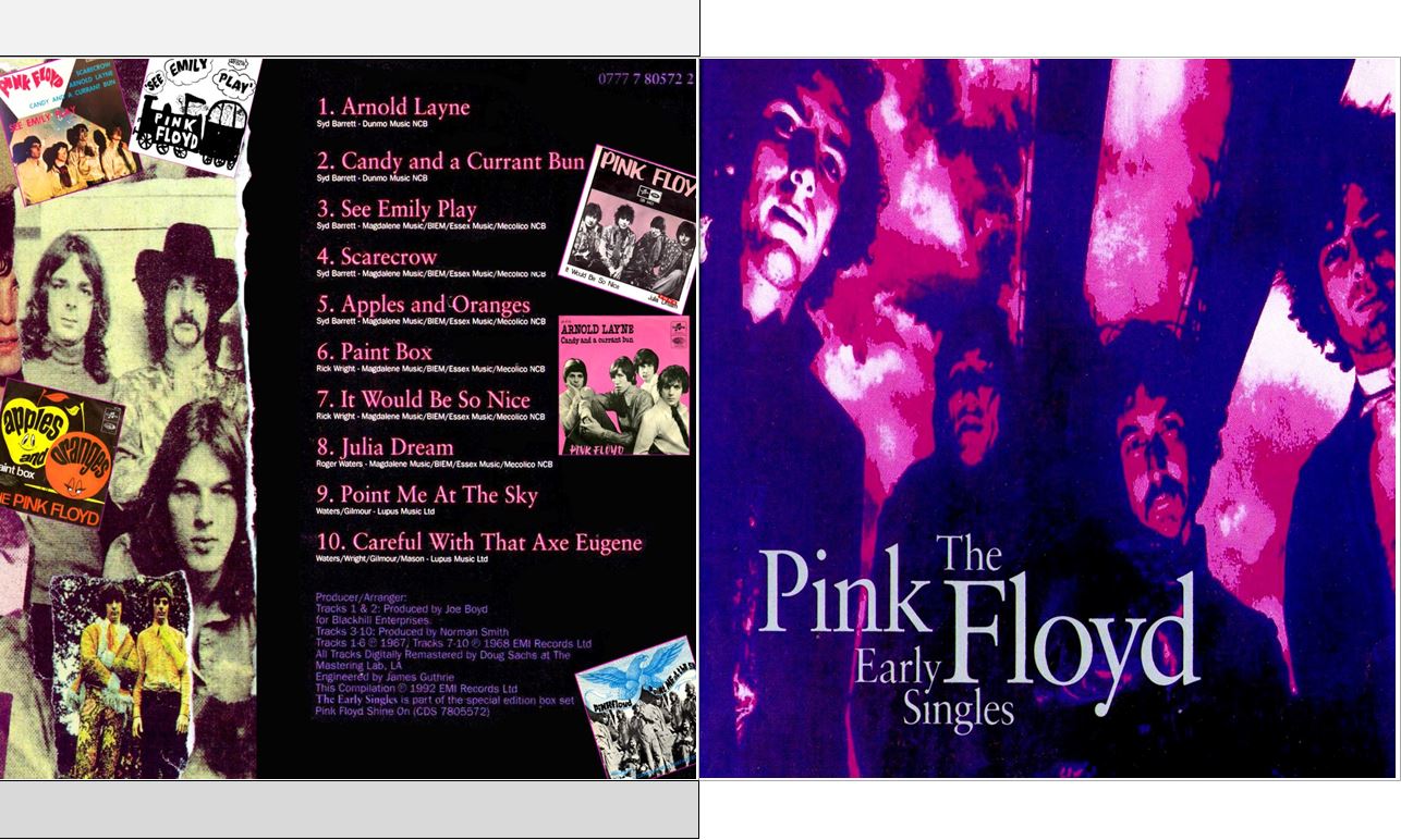 MUSICOLLECTION: PINK FLOYD - The Early Singles 67.71 - 1992
