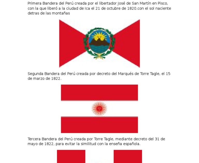 BANDERA NACIONAL DEL PERÚ