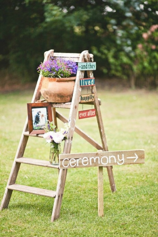 the Attic | A Vintage Rental Company: The Wedding Ladder
