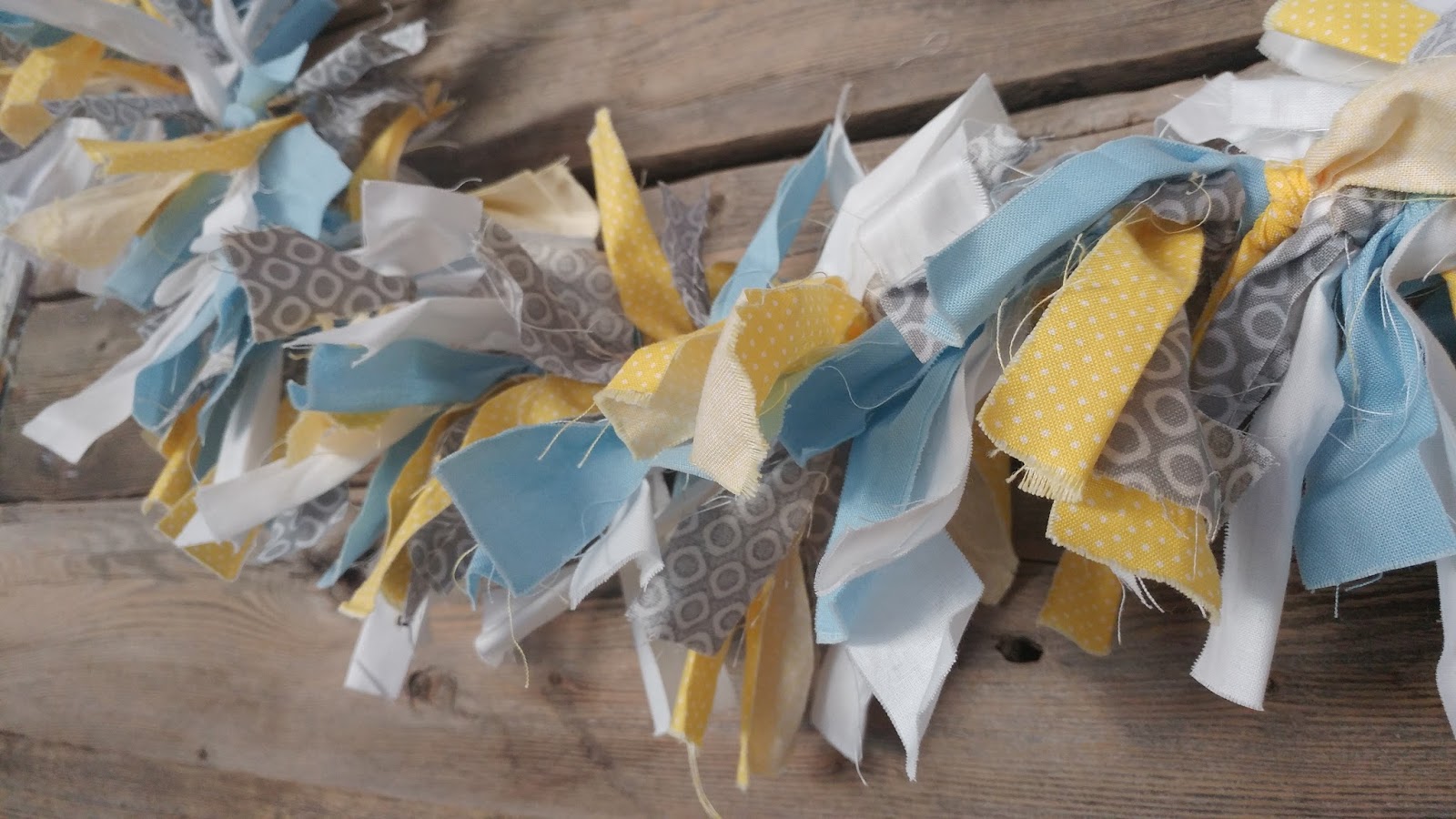 Fabric Garlands in the Etsy Shop