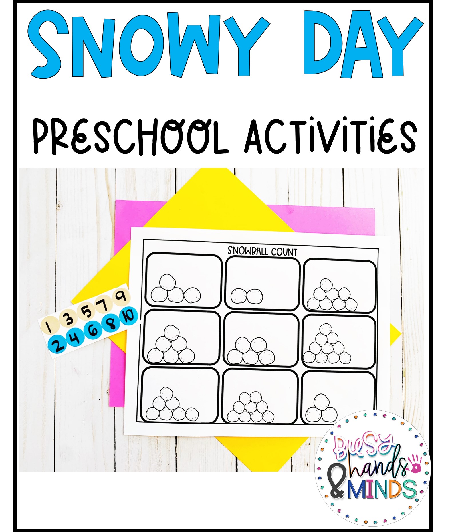 The Snowy Day Preschool Book Companion | Busy Hands and Minds
