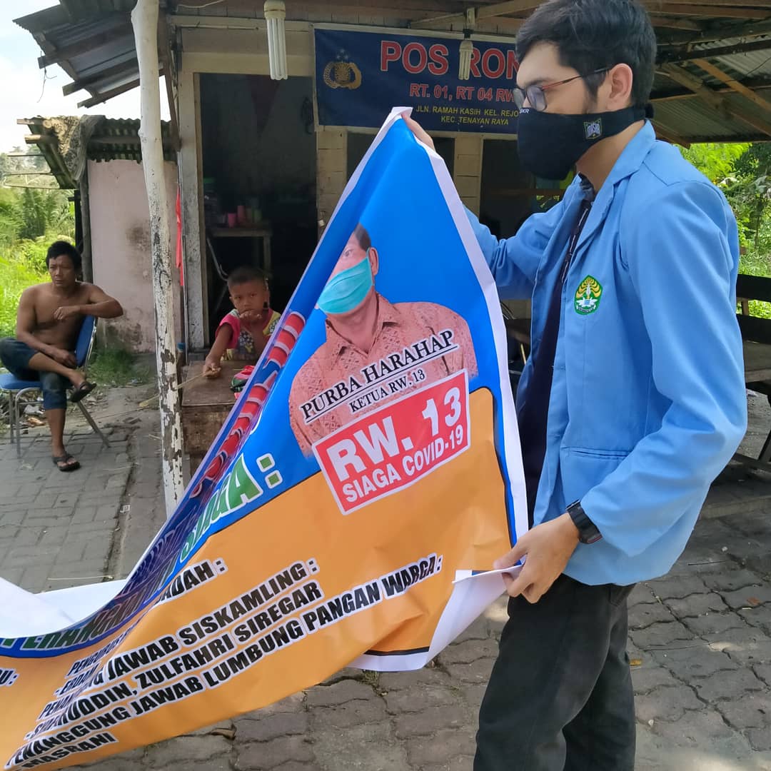 Kukerta Relawan Covid-19 kelurahan Rejosari kota Pekanbaru: Hari ...