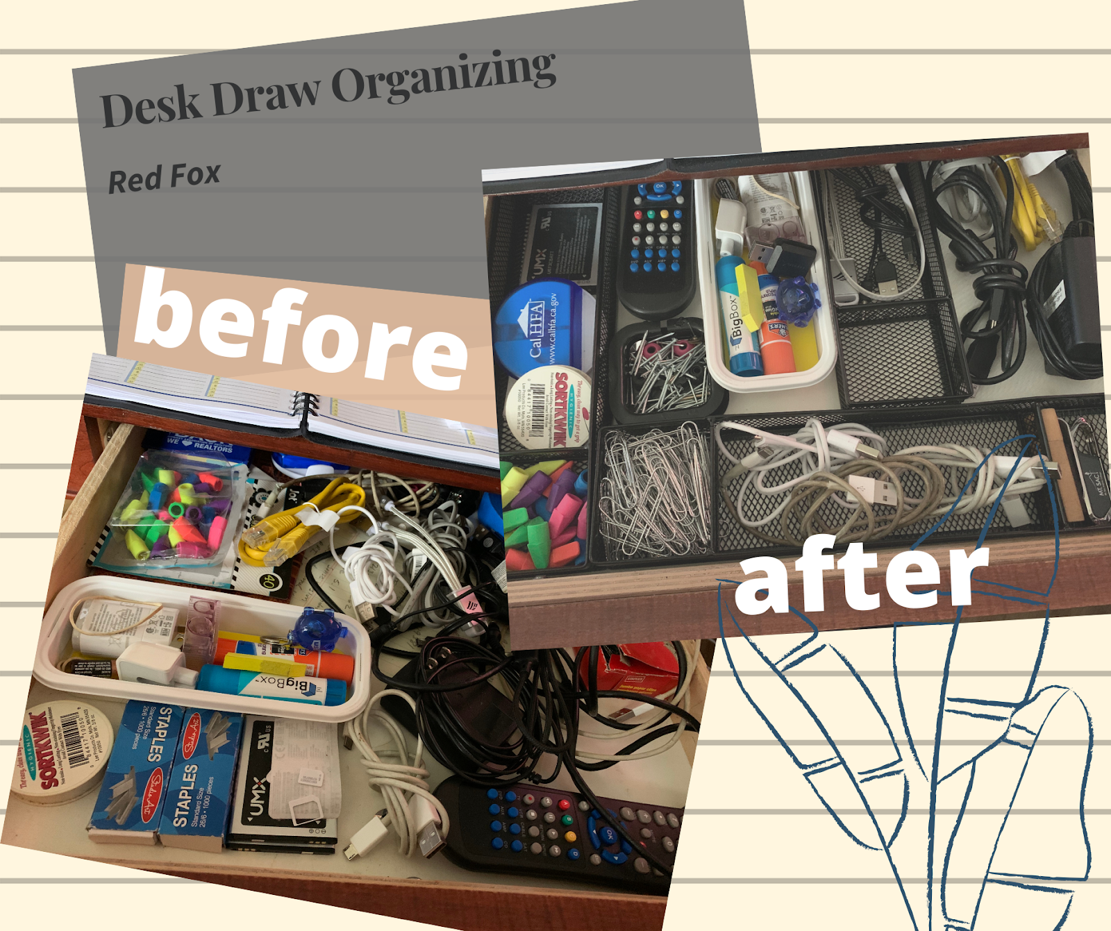 Social Media Digital Marketing Tips: Desk Draw Organizing for your Business
