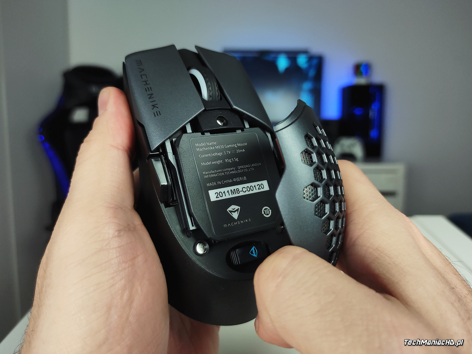 TechManiacHD: Machenike M830 - recenzja taniej bezprzewodowej myszki o ...