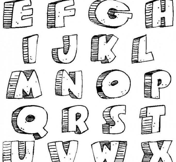 Cool Alphabet Letters To Draw A Z - Birthday Letter