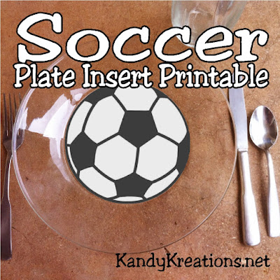 DIY Party Mom: Soccer Plate Insert Printable