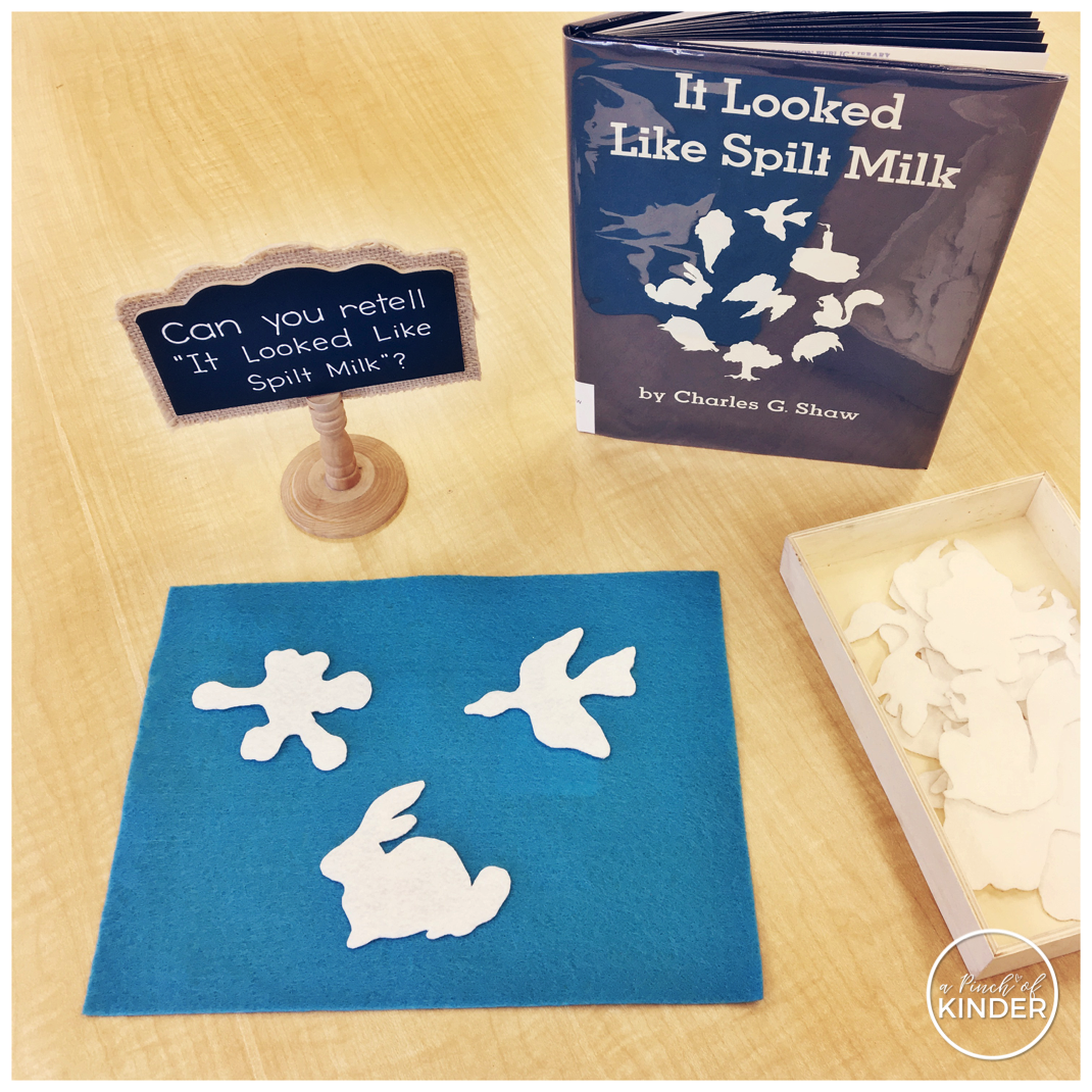 It Looked Like Spilt Milk Art Activity For Toddlers / It Looked Like ...