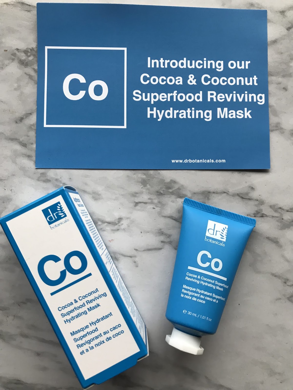 DR BOTANICALS COCOA AND COCONUT SUPERFOOD REVIVING HYDRATING MASK - JUELOOK