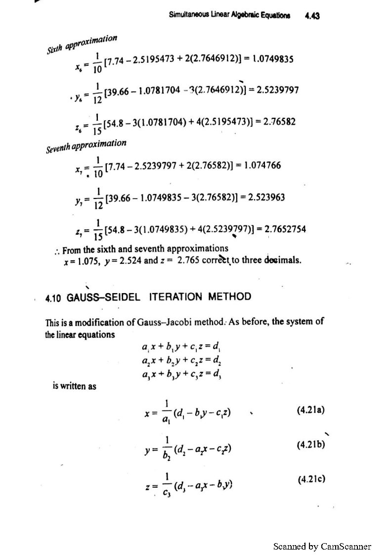 Numerical Methods By Dr V N Vedamurthy Chapter 4 Numerical Methods By Dr V N Vedamurthy Chapter 4
