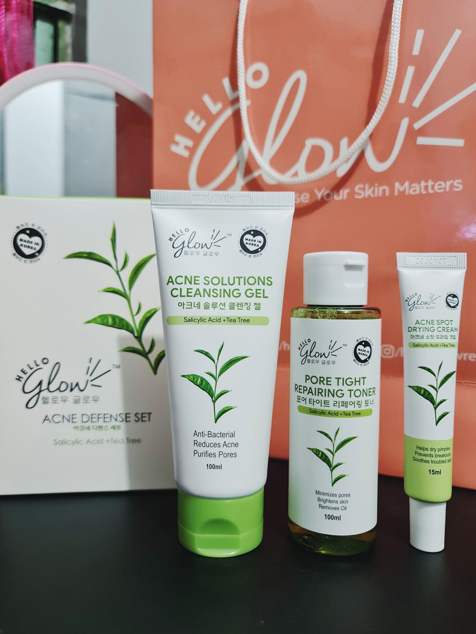 Hello Glow Skin Care Sets on Shopee | Aci Girl