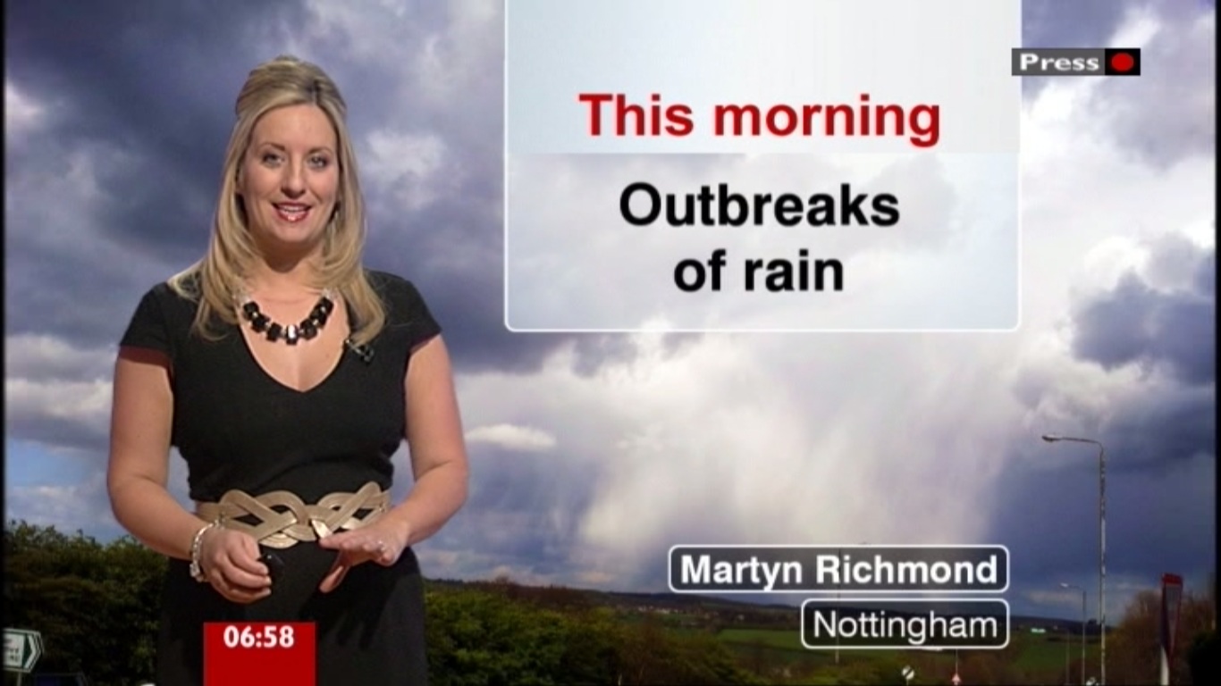 UK Regional News Caps: Anna Church - BBC East Midlands Today Weather