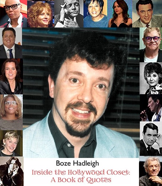 Boze Hadleigh Talks “Inside the Hollywood Closet” (AUDIO)