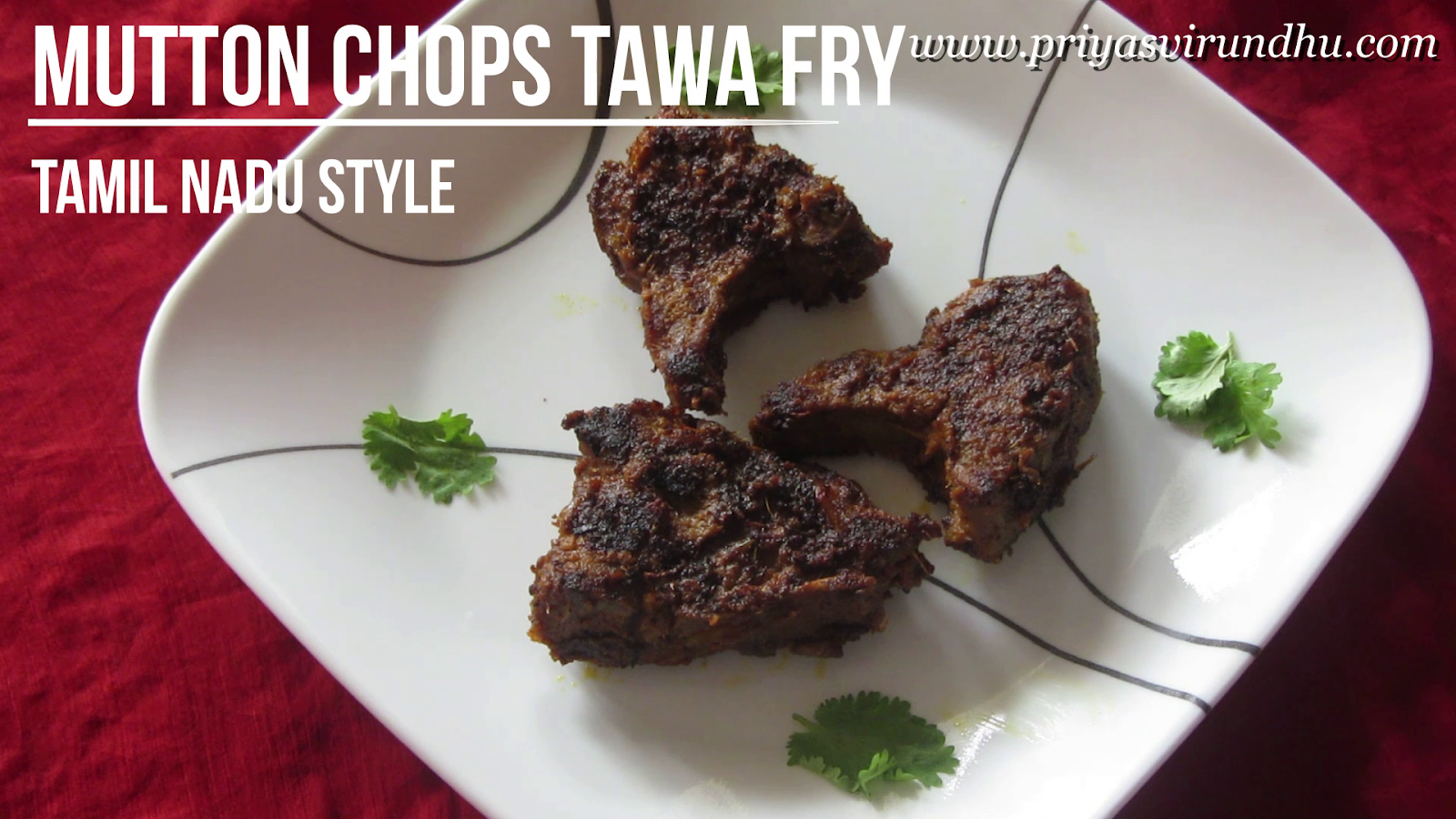 Priya's Virundhu: Mutton Chops Tawa Fry Recipe/Mutton Chops Recipe ...