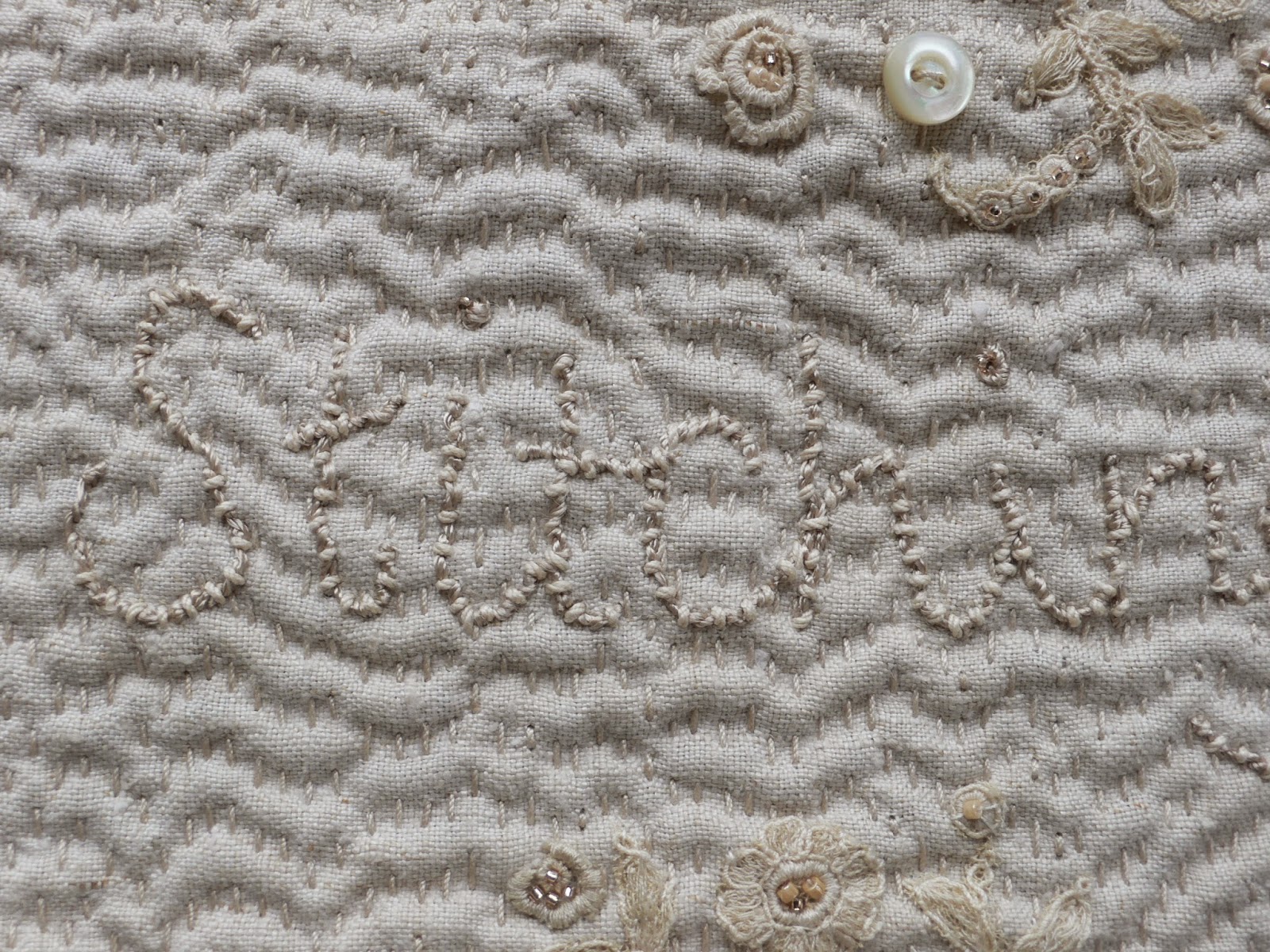 gentlework: Stitching solace....