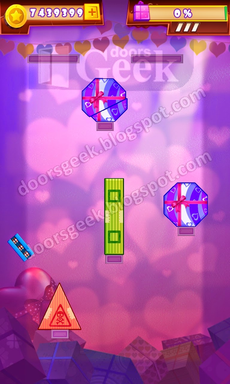 Cut the Box Level 3-4 Solution ~ Doors Geek