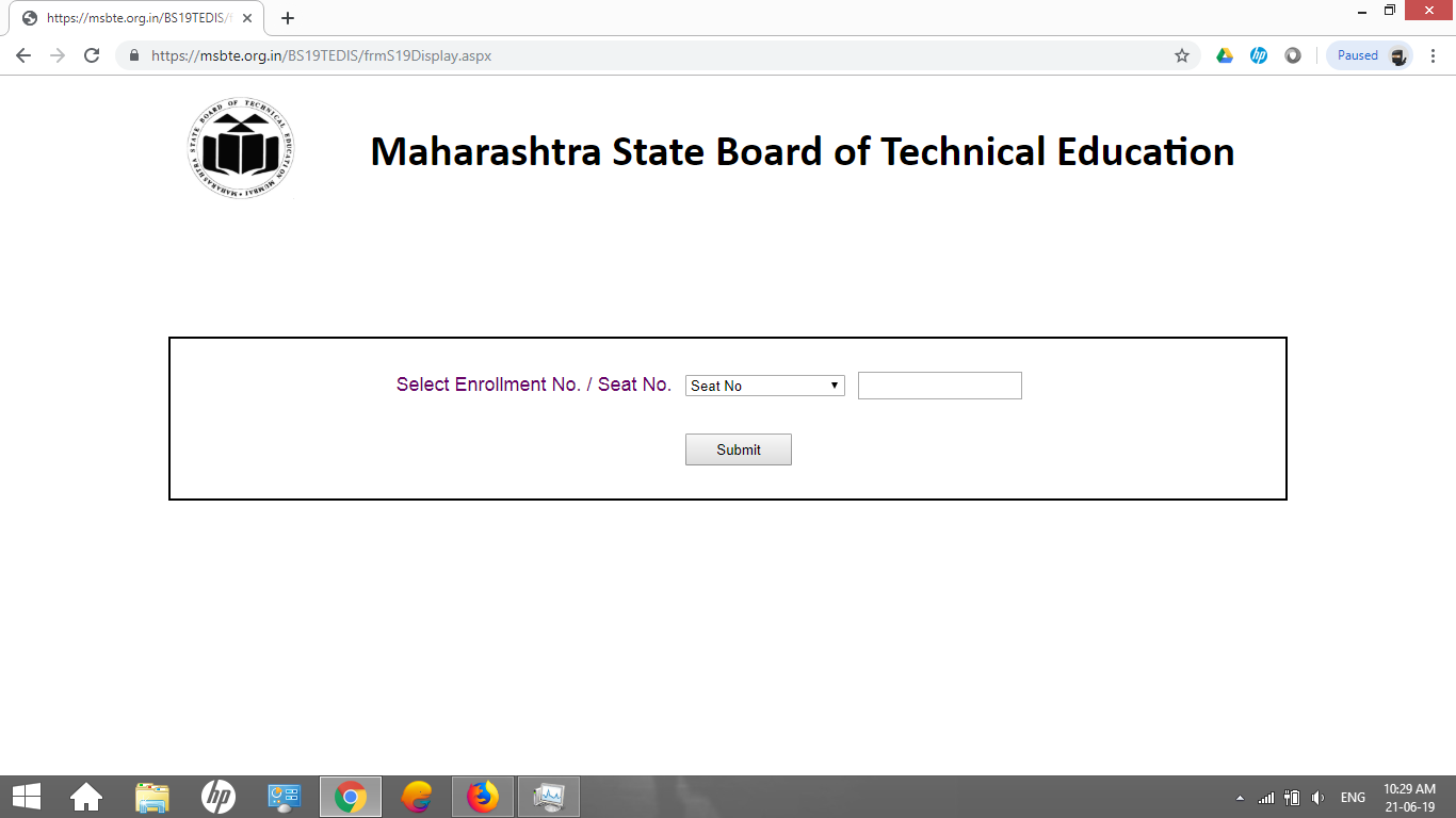 MSBTE Result 2019 Get link Here