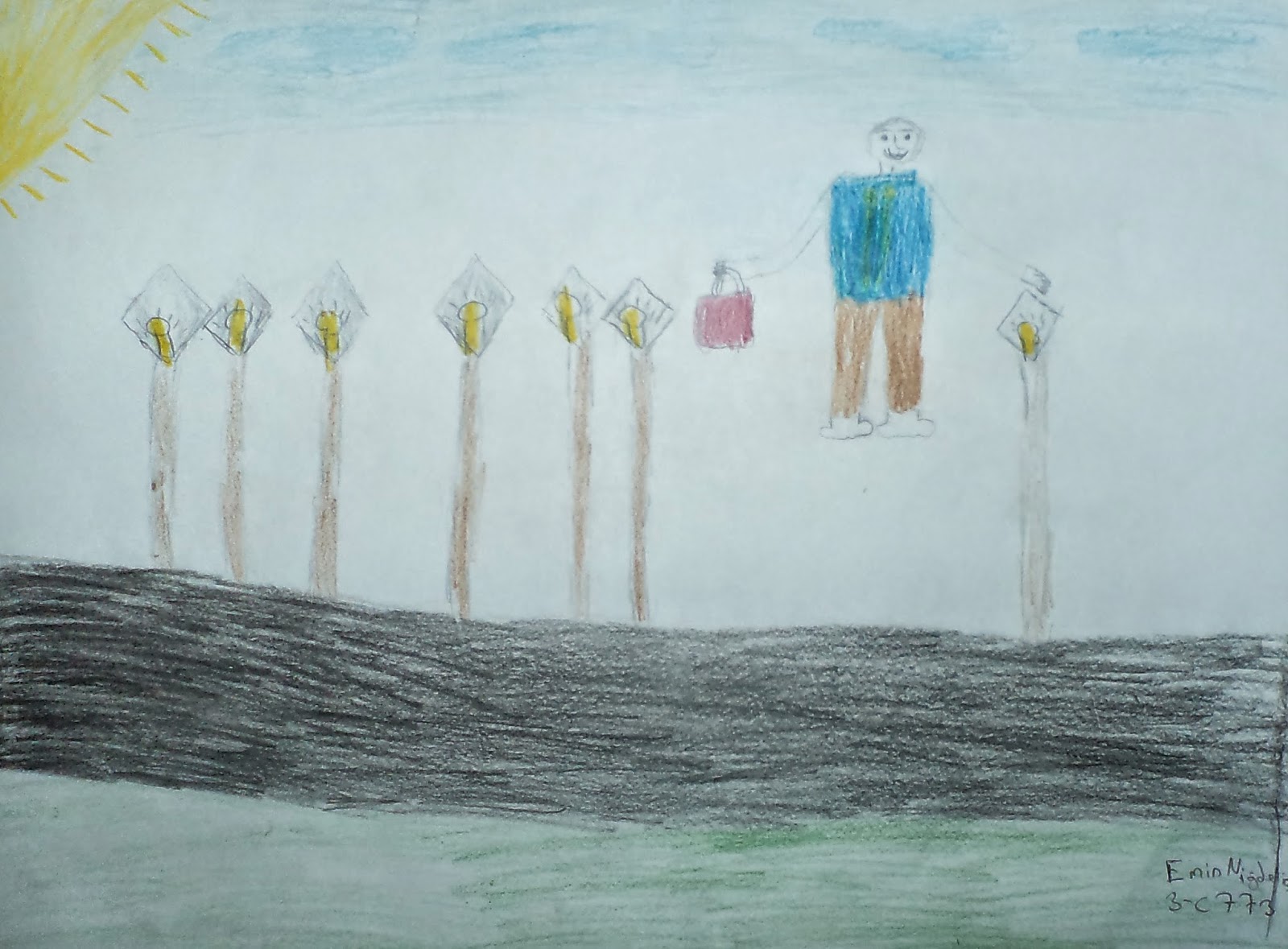 Dive in the Sky: Light Pollution Drawings - Turkey