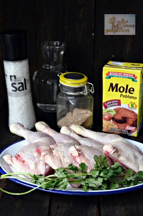 RECETA DE POLLO AL MOLE ROJO - Mil ideas, mil proyectos