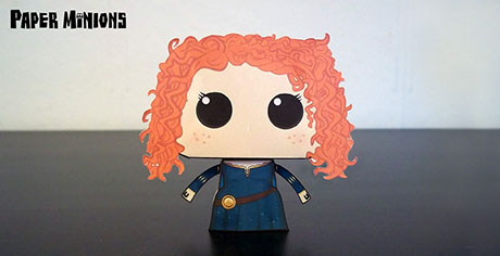 Brave : Princess Merida Paper Toy | Paperized Crafts