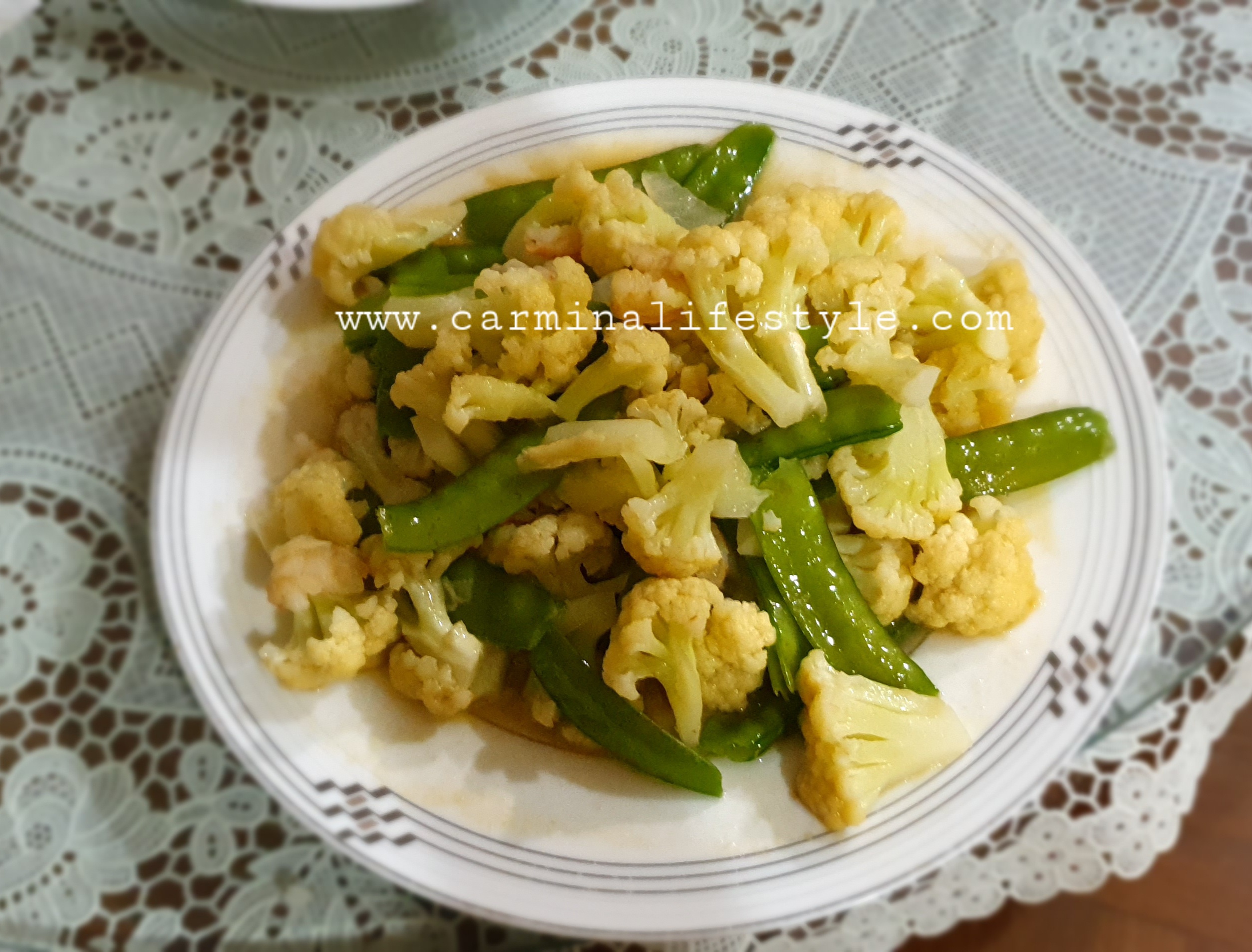 Cauliflower and Chicharo Recipe