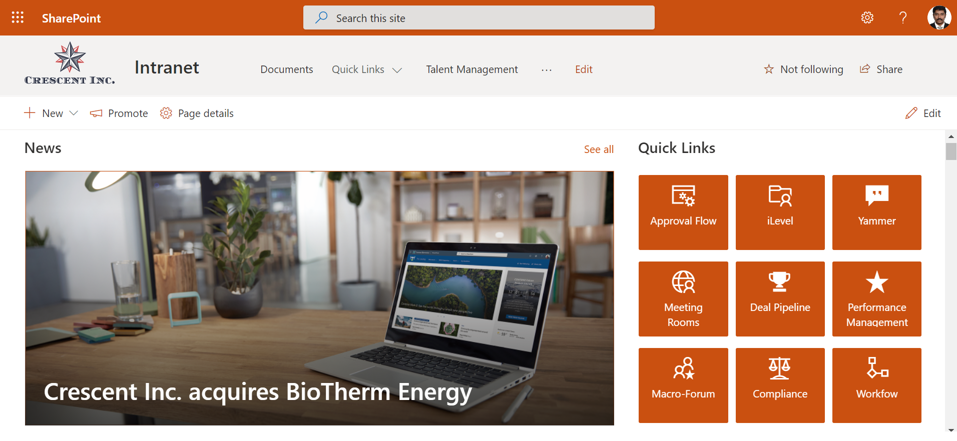 SharePoint Online: How to Add Promoted Links to Modern Page ...