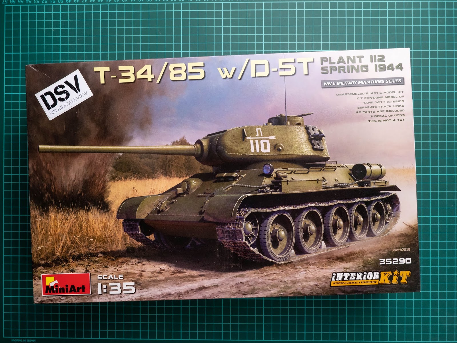 Miniart 1/35 T-34/85 with D-5T (35290) - DetailScaleView