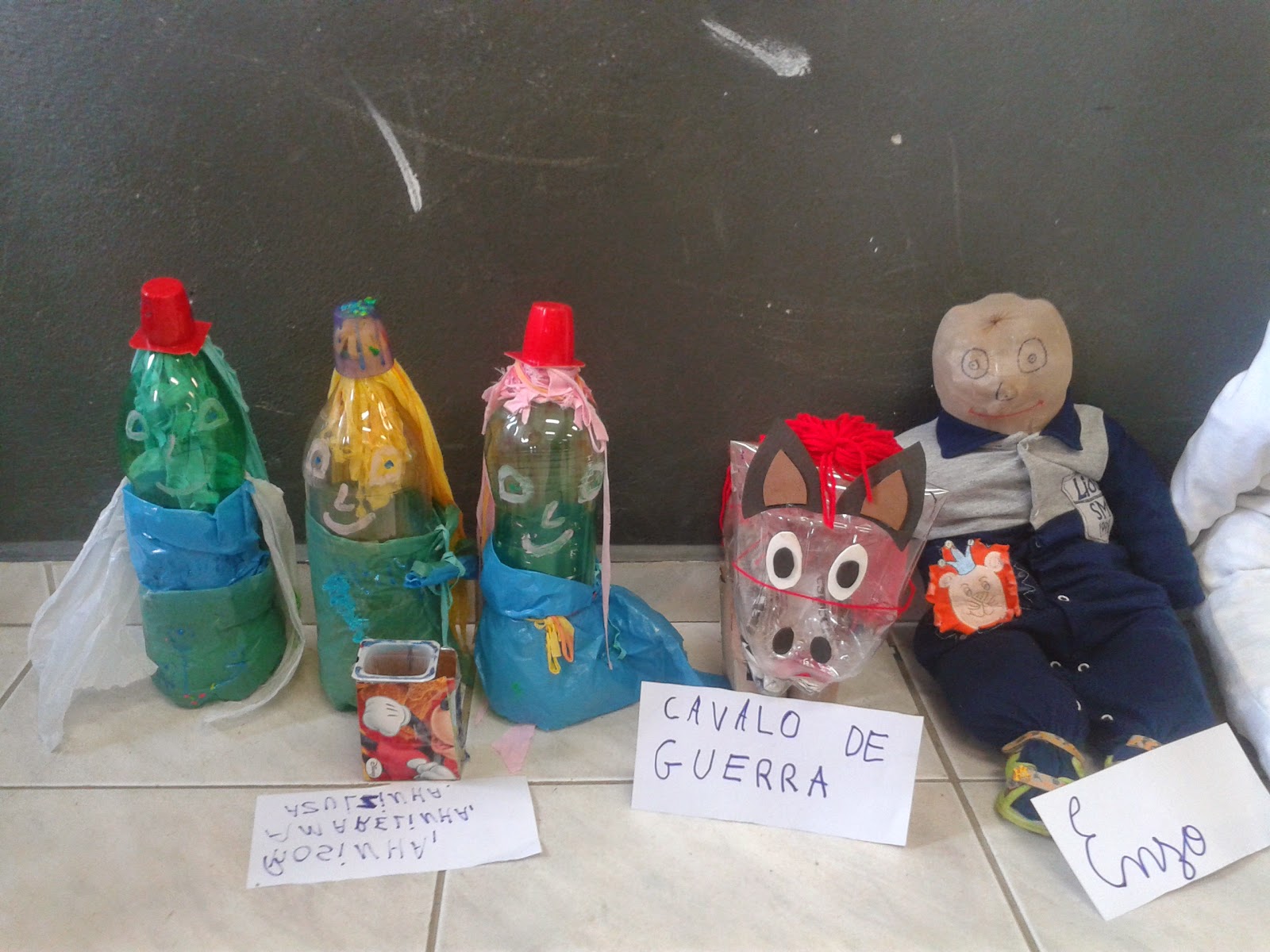 Ensinando e Aprendendo: BONECOS - Reutilizando materiais