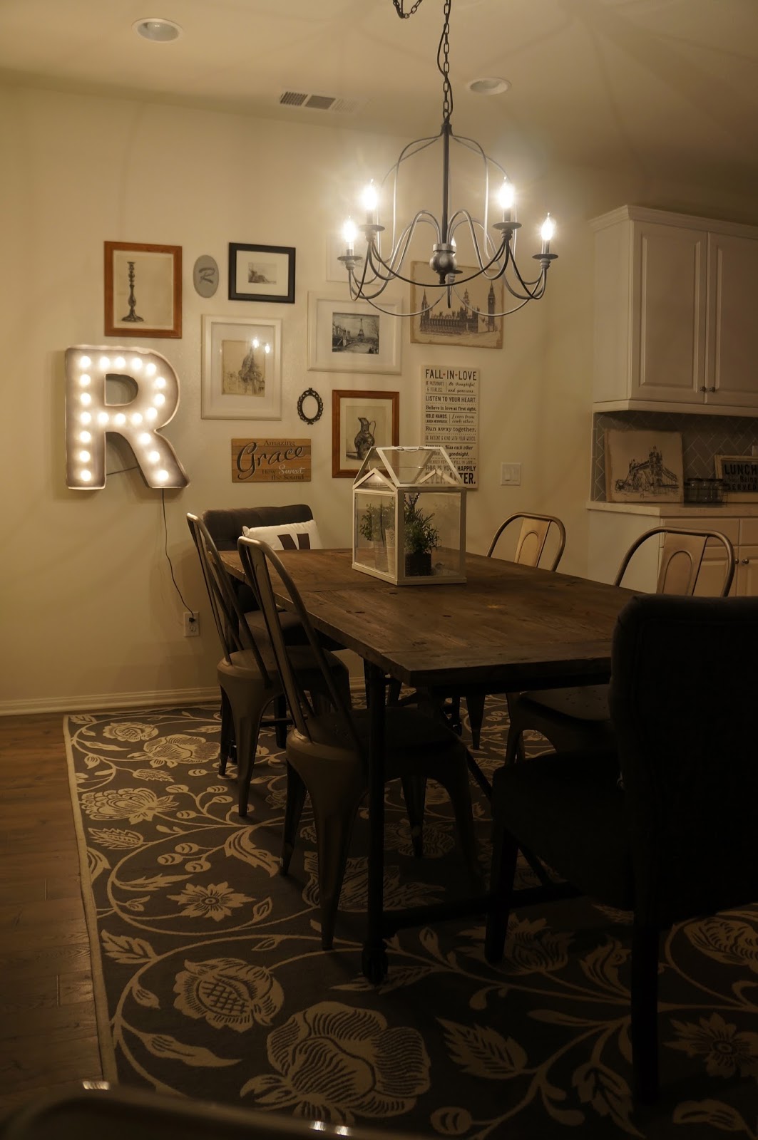 Here is what it looks like at night.