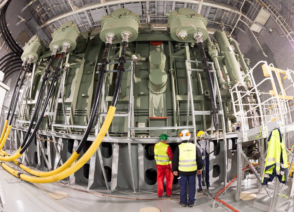 The two Large Generator & Transformer, each with a Capacity of 637 MVA ...