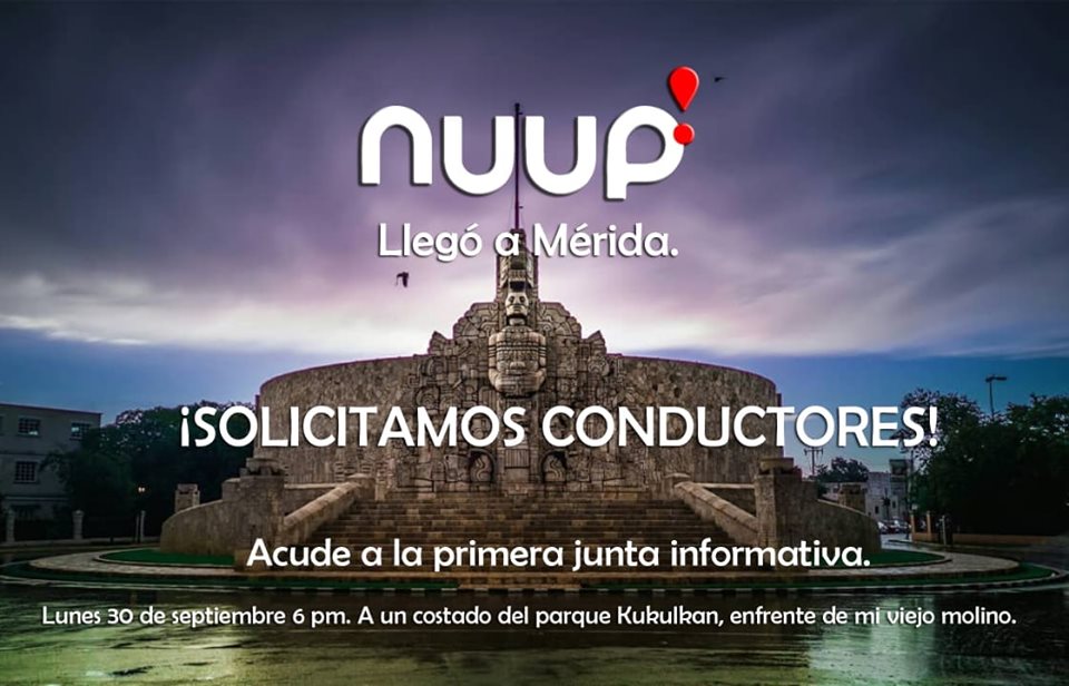 Llega nueva plataforma de transporte a Mérida: Nuup Car