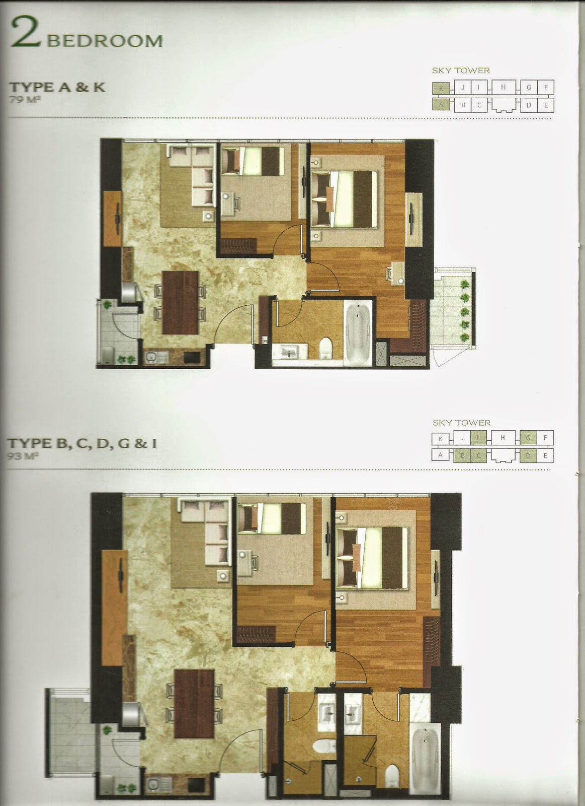2 Bed Room ~ Apartemen Setiabudi Residence Jakarta