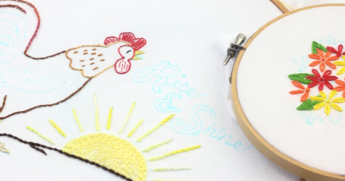 big B: Country Kitchen Embroidery Pattern