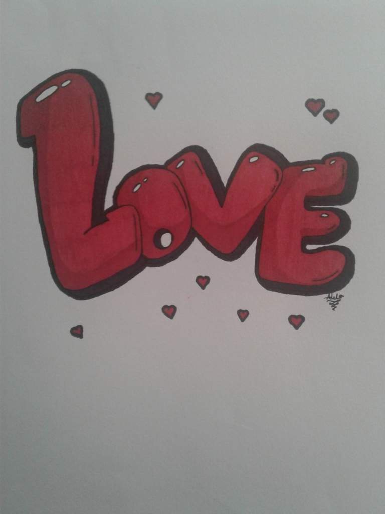 Graffiti Letters Love - Letter Format