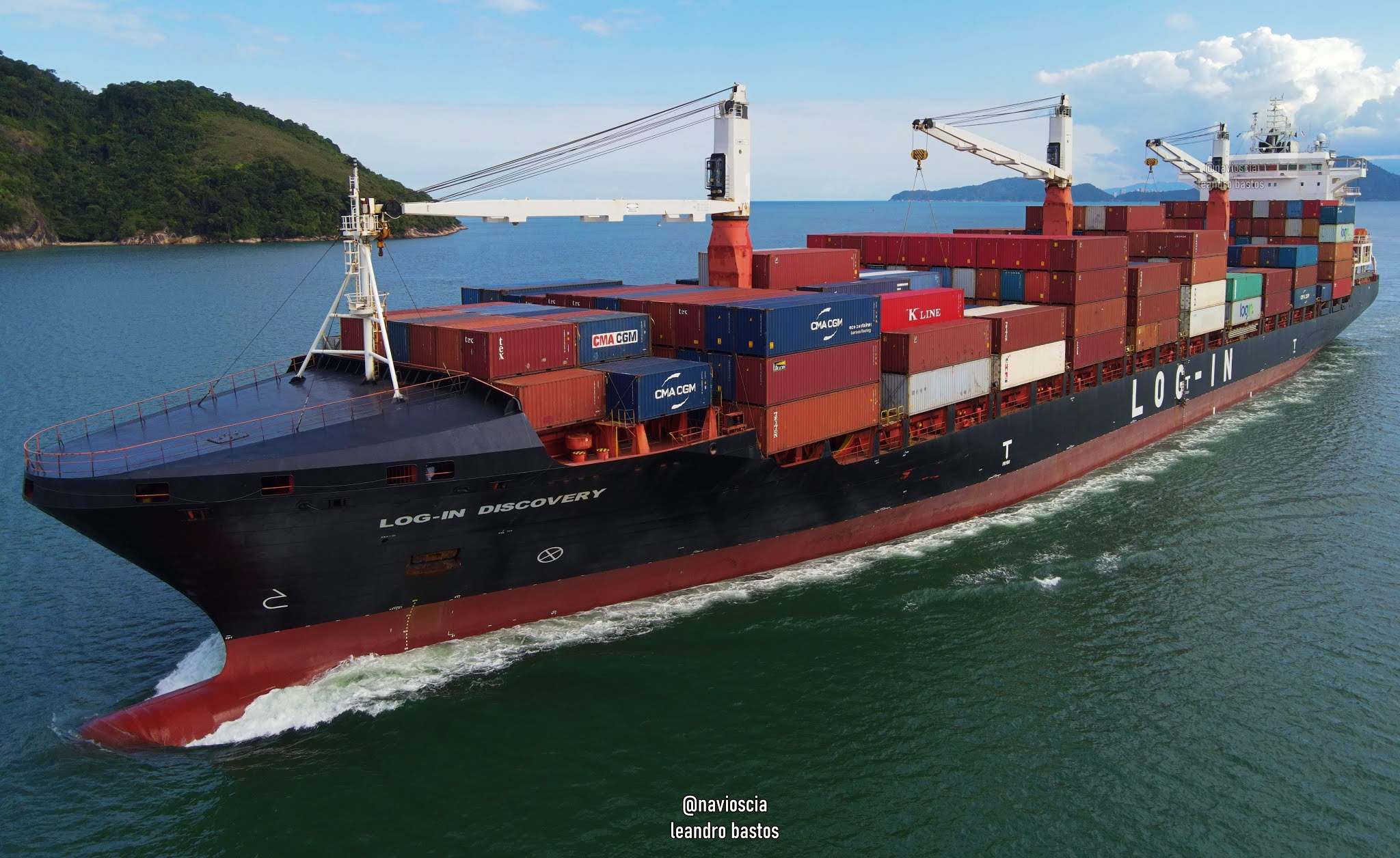 Navios de Santos & CIA: navio LOG-IN DISCOVERY