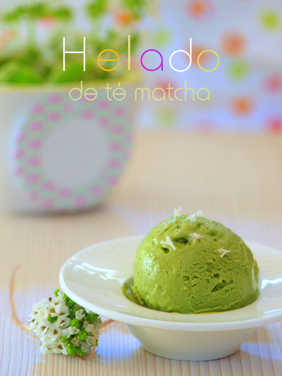 Bocados dulces y salados: Helado de té Matcha