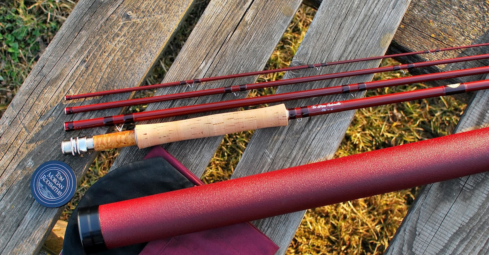 Handcrafted graphite and fiberglass fly rods: Tom Morgan 8 1/2' #6