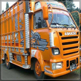 30 gambar modifikasi truk canter dengan full variasi ceper bemper bak ...
