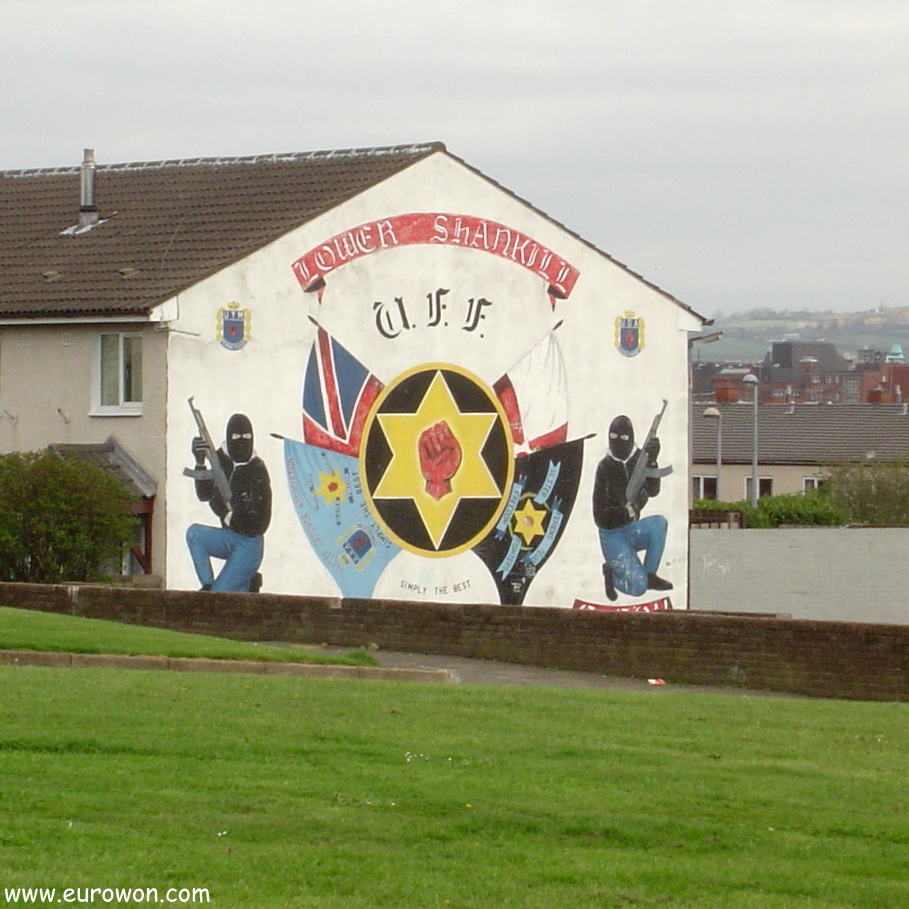 Murales de Belfast: unionistas, republicanos e internacionales [Eurowon]
