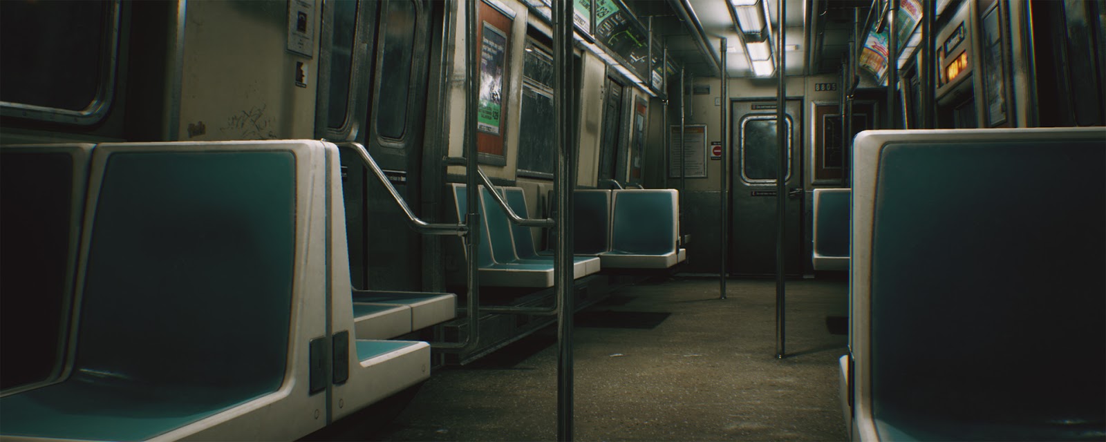 CCA Subway Train in UE4 by Clinton Crumpler | Computer Graphics Daily News