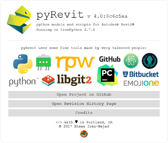 Revit Add-Ons: Free pyRevit – IronPython Script Library for Revit