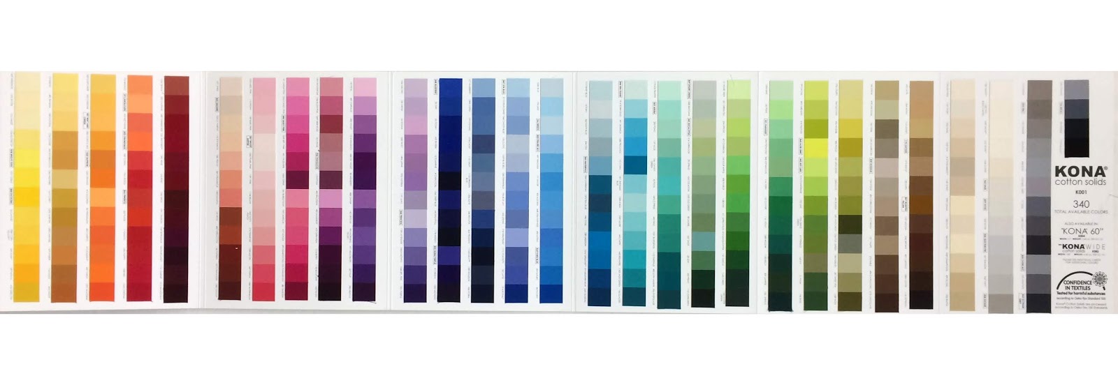 Quilted Blooms: Cutting Up My Kona Color Card + Tutorial