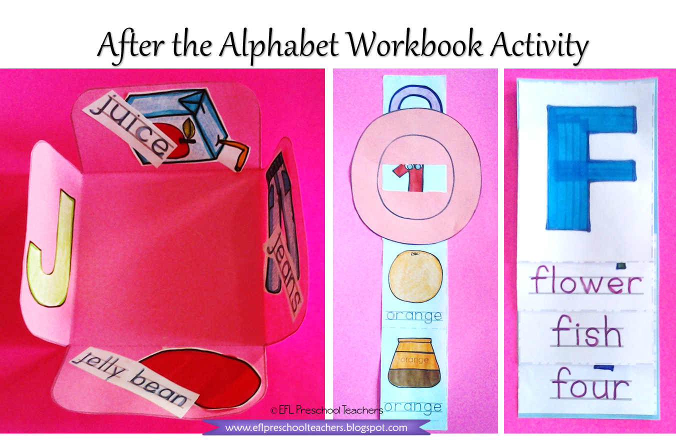 EFL Elementary Teachers: Alphabet Workbook or Worksheets and more for ...