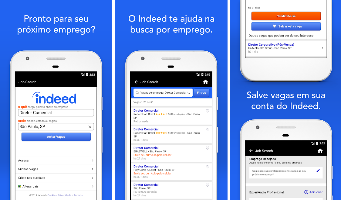 Indeed Empregos para Android